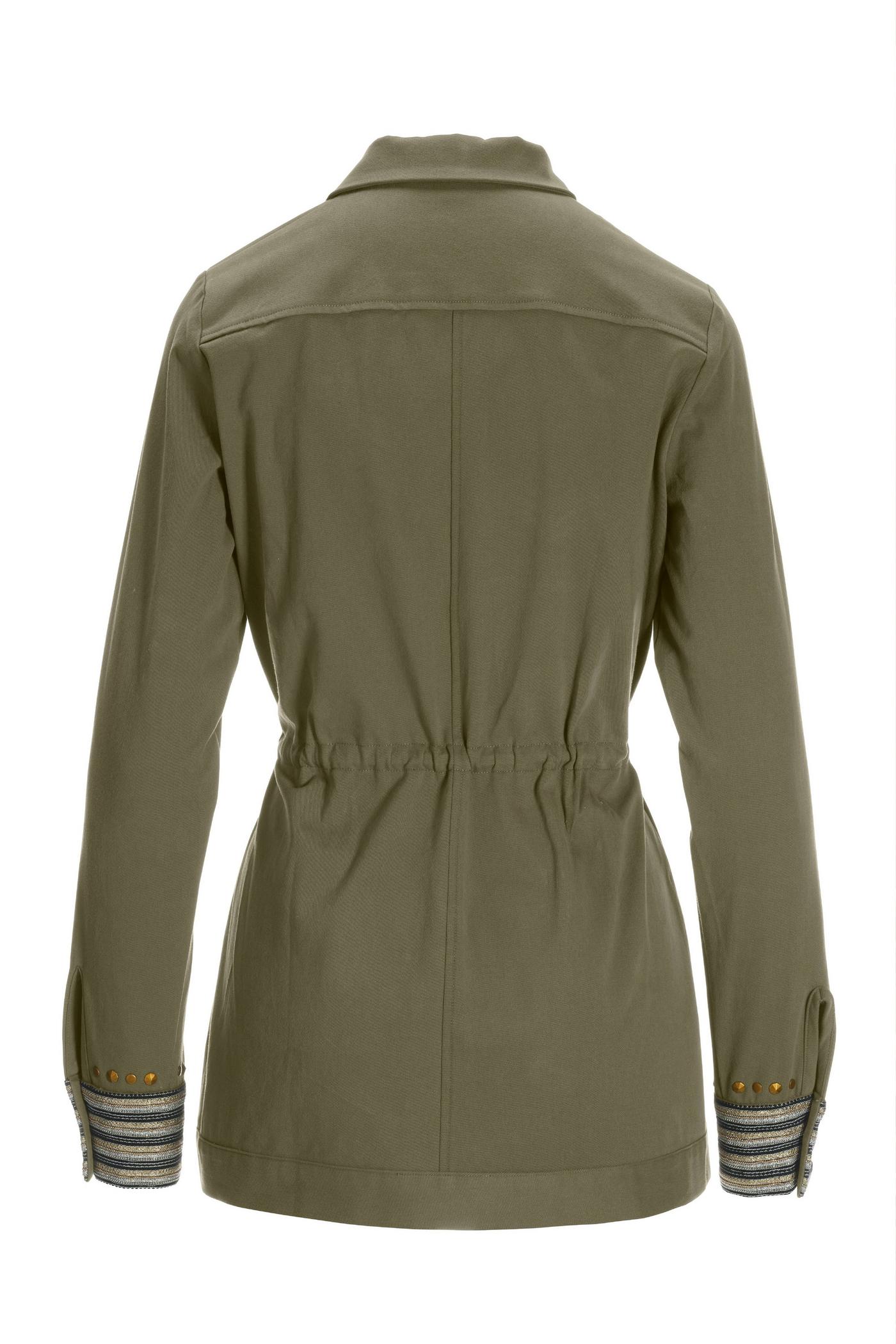 Embellished Utility Jacket - Sage | Boston Proper Embellished Utility Jacket - Sage | Boston Proper